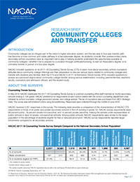 Community Colleges and Transfer - a research brief